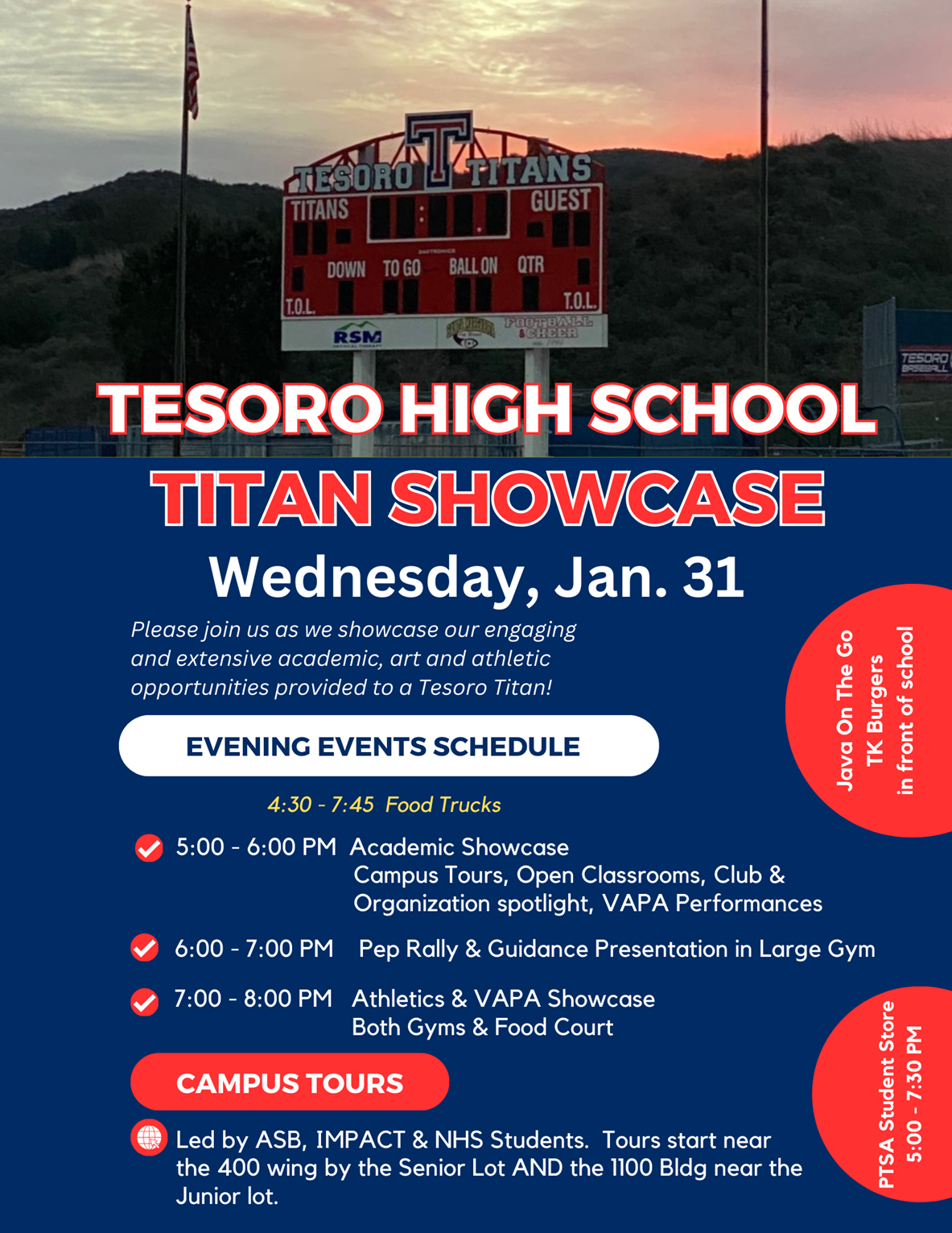 Tesoro High School - Incoming 9th Grade Information